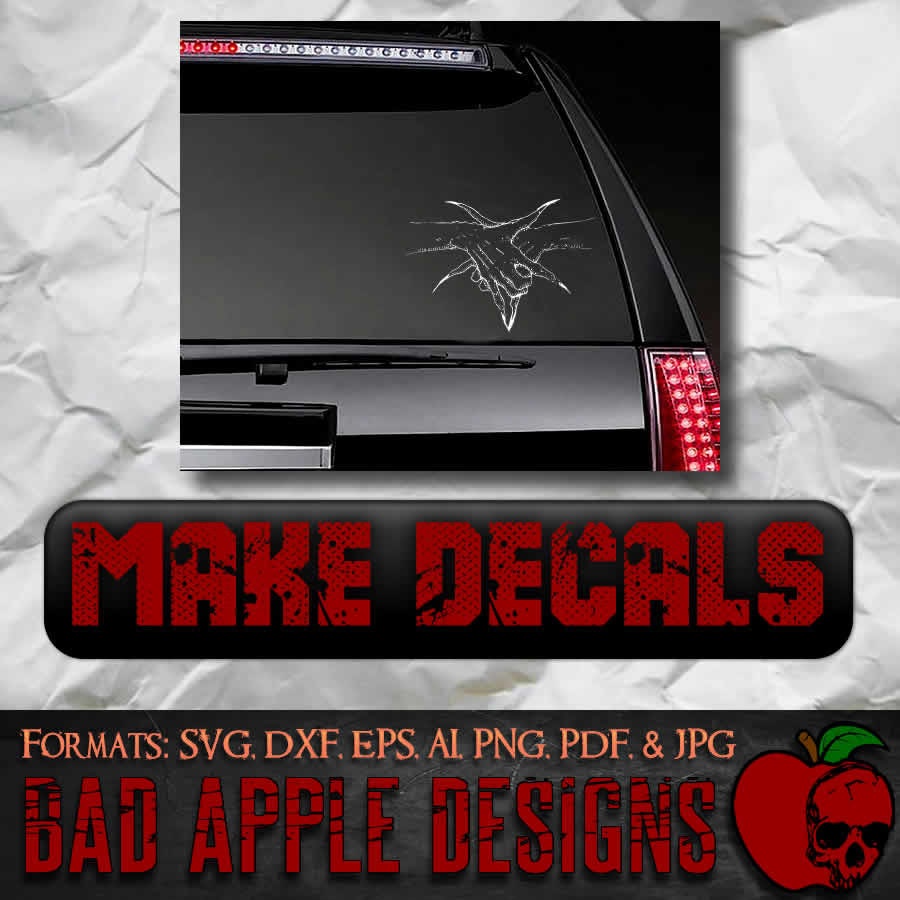 Satanic Handshake 1 - High Resolution Svg, AI, Png and MORE! - Etsy