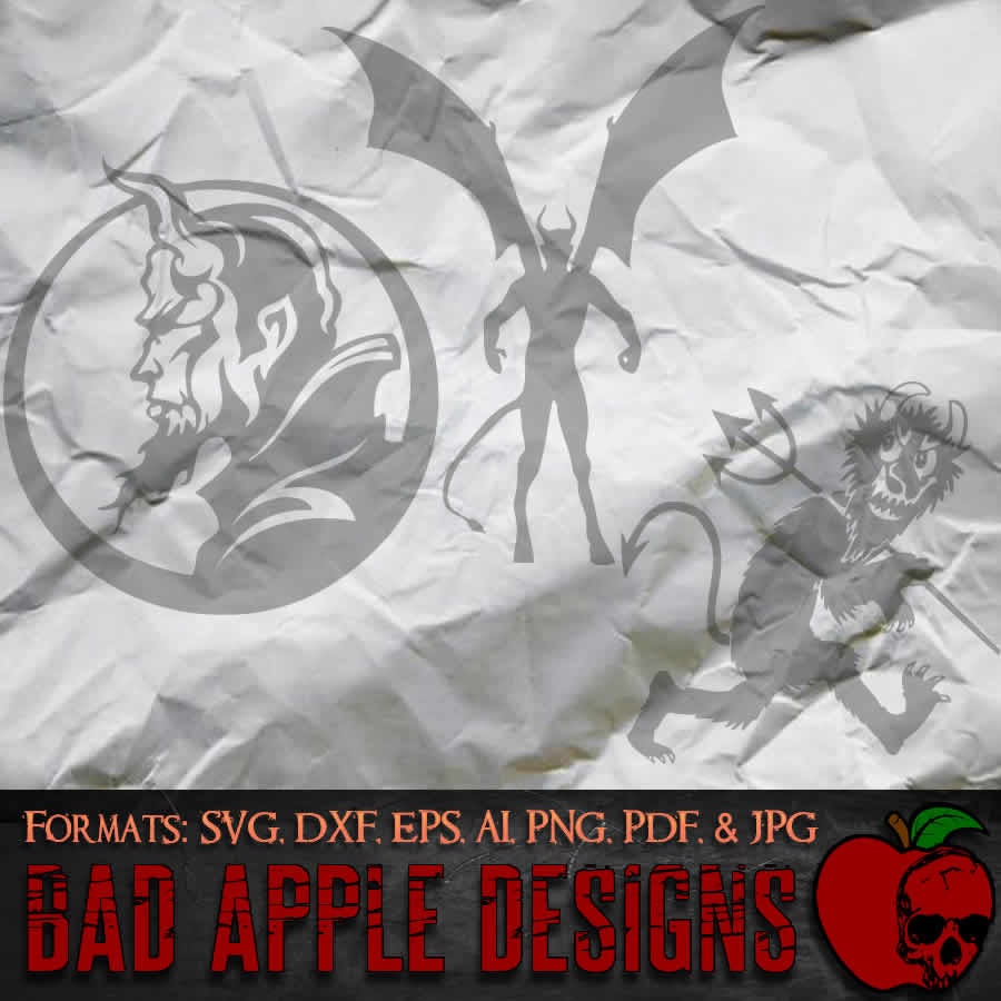 Devil Demon Bundle 6 High Resolution Svg AI Png and MORE - Etsy
