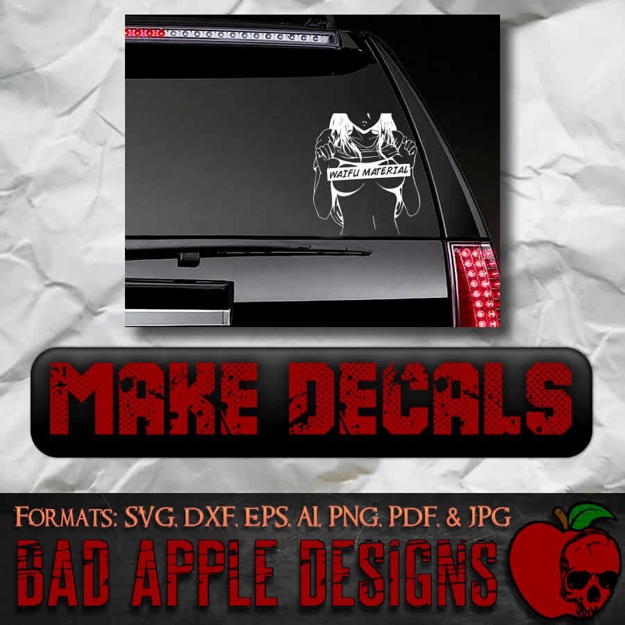 Waifu Material 1 - High Resolution Svg, AI, Png and MORE! - Etsy