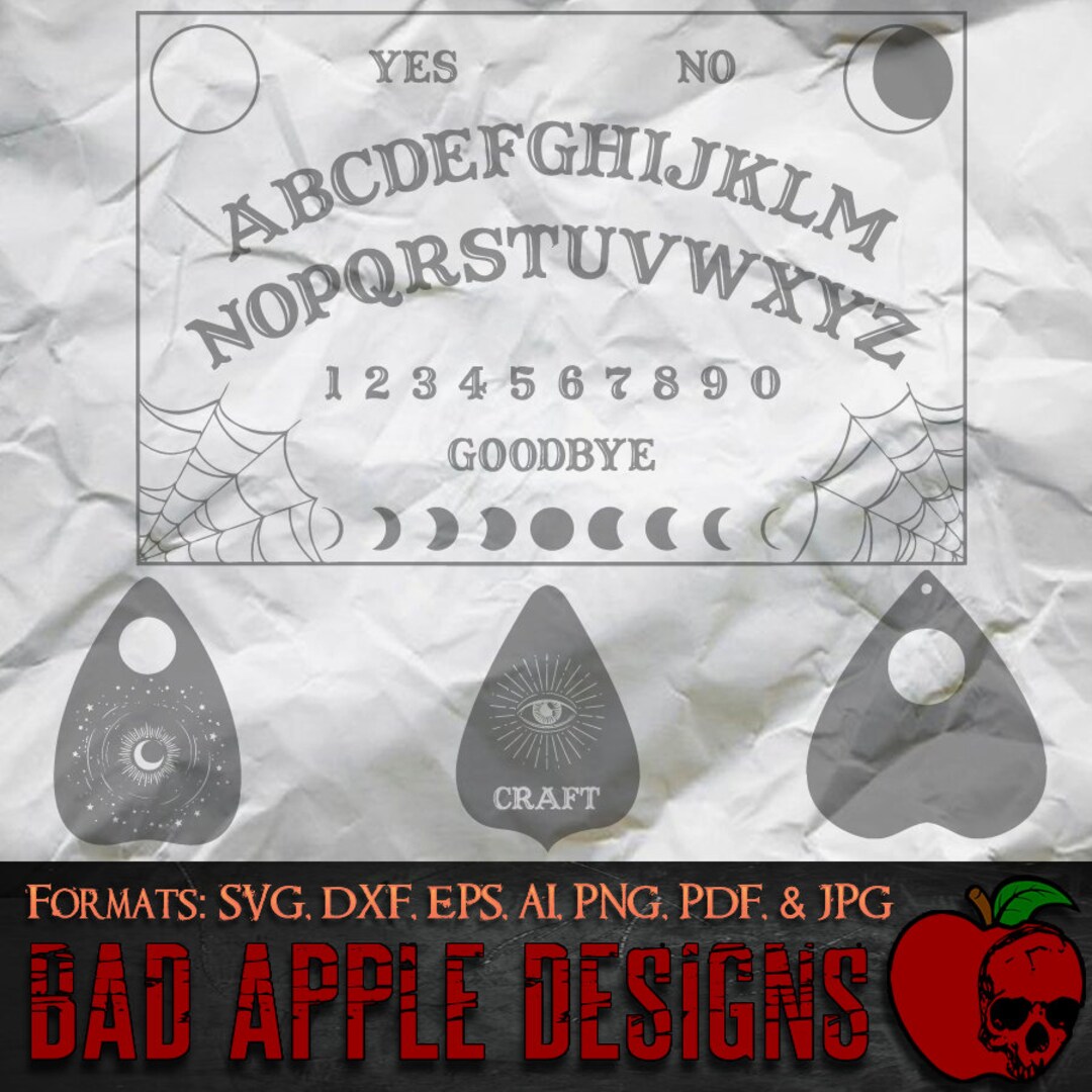 Ouija Board 3 Witch - High Resolution Svg, AI, Png and MORE! - Etsy
