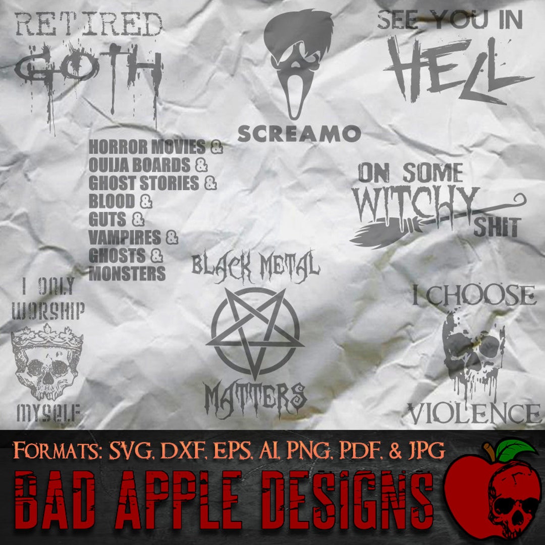 Evil Bundle 5 - High Resolution Svg, AI, Png and MORE! - Etsy