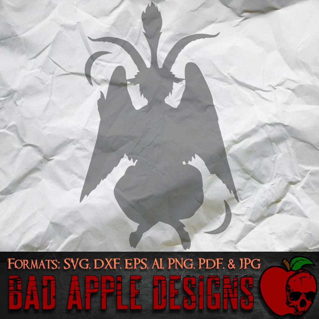 Baphomet 1 - High Resolution Svg, AI, Png and MORE! - Etsy
