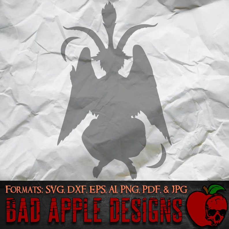 Baphomet 1 High Resolution Svg AI Png and MORE - Etsy