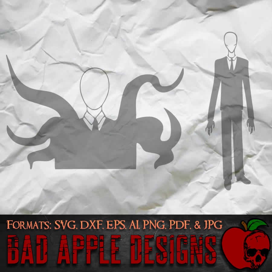 Slender Man Bundle 2 High Resolution Svg, AI, Png and MORE - Etsy Canada