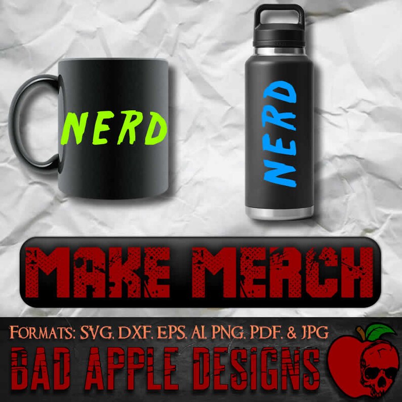Nerd 1 - High Resolution Svg, AI, Png and MORE! - Etsy