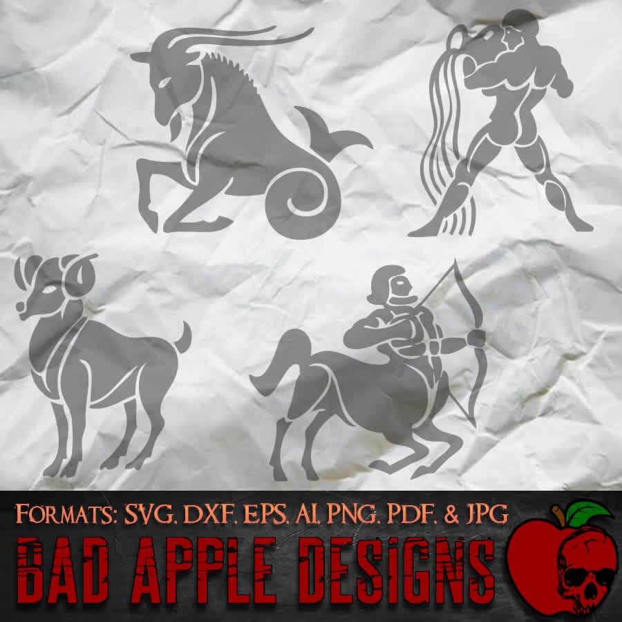 Zodiac Bundle 1 - High Resolution Svg, AI, Png and MORE! - Etsy