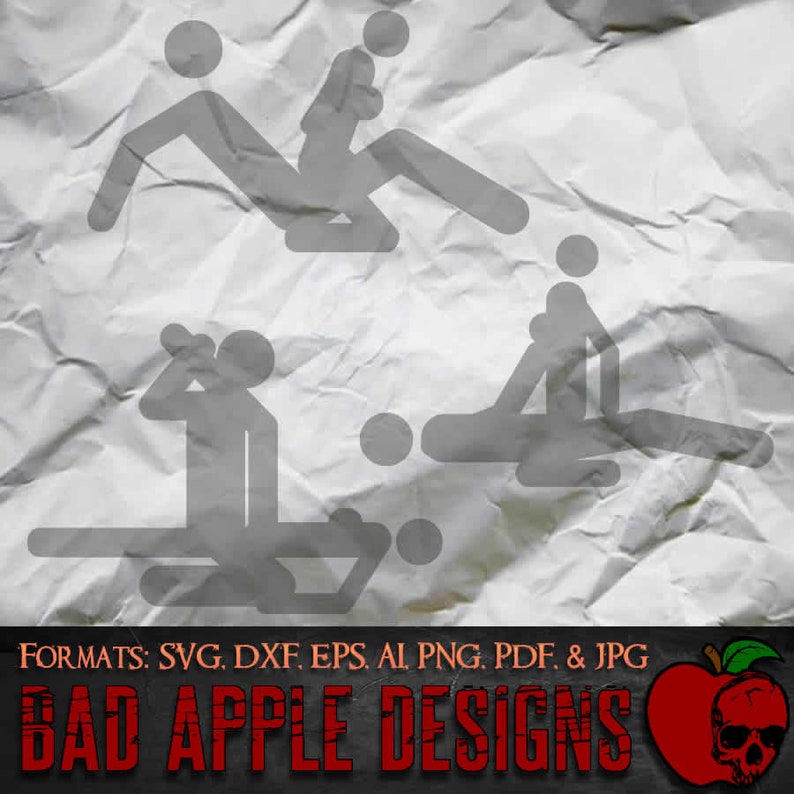 Stick Figure Sex Position Bundle 2 - High Resolution Svg, AI, Png and ...