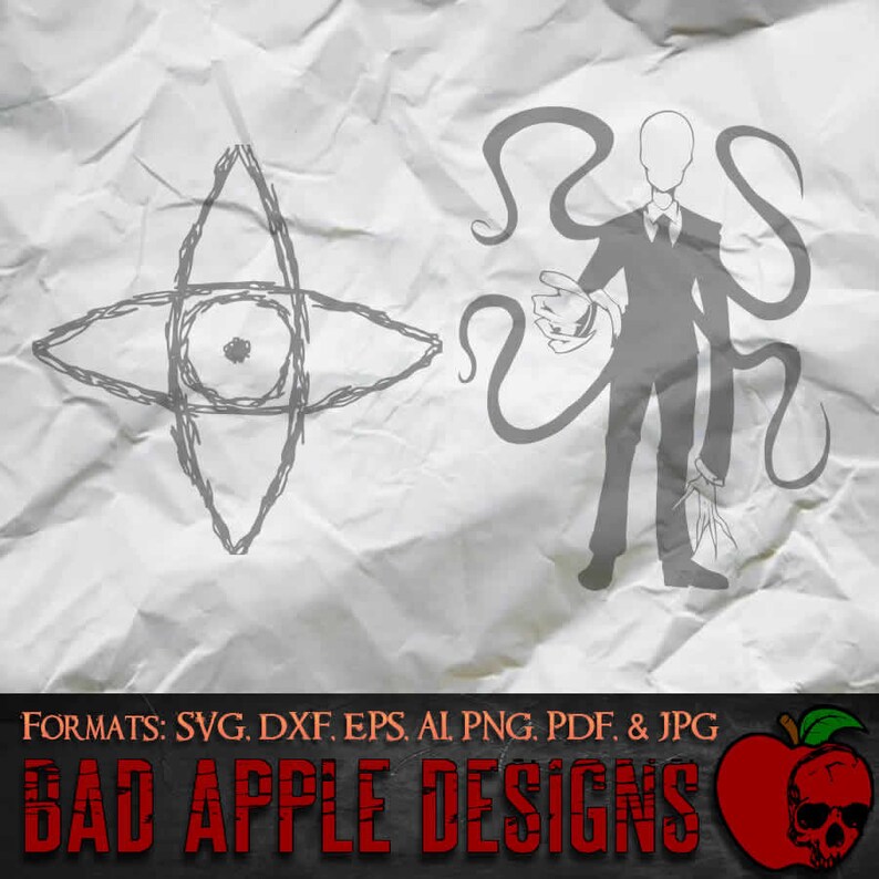 Slender Man Bundle 1 - High Resolution Svg, AI, Png and MORE! - Etsy