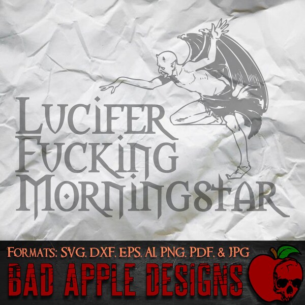 Lucifer Morningstar Svg - Etsy