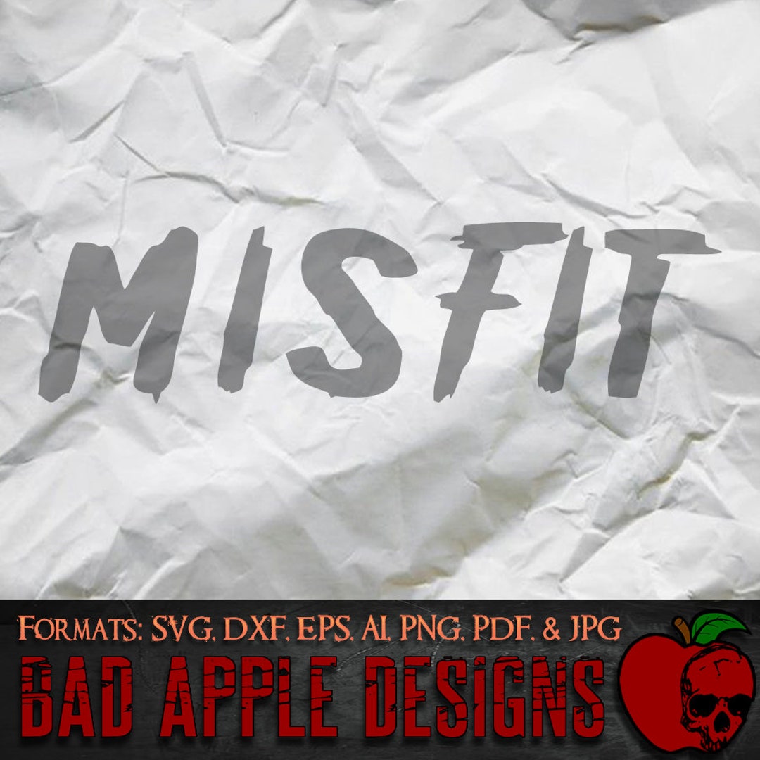 Misfit 1 - High Resolution Svg, AI, Png and MORE! - Etsy