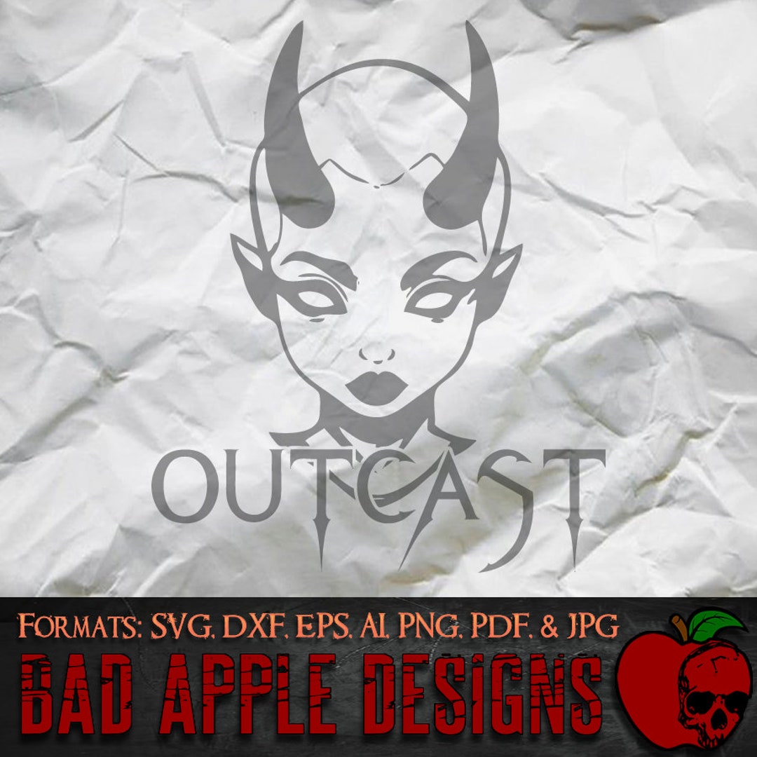 Outcast - Demon 1 - High Resolution Svg, AI, Png and MORE! - Etsy