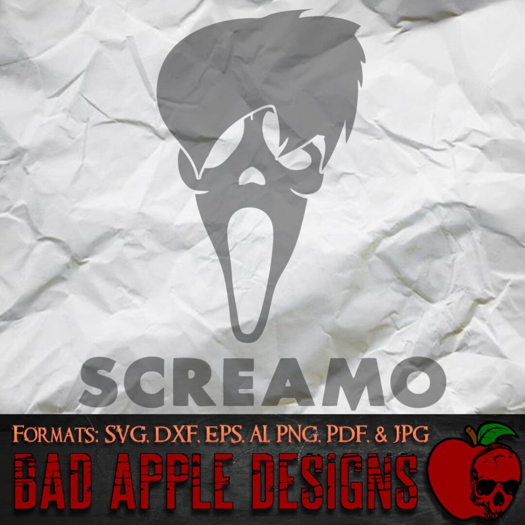 Screamo 1 High Resolution Svg, AI, Png and MORE - Etsy