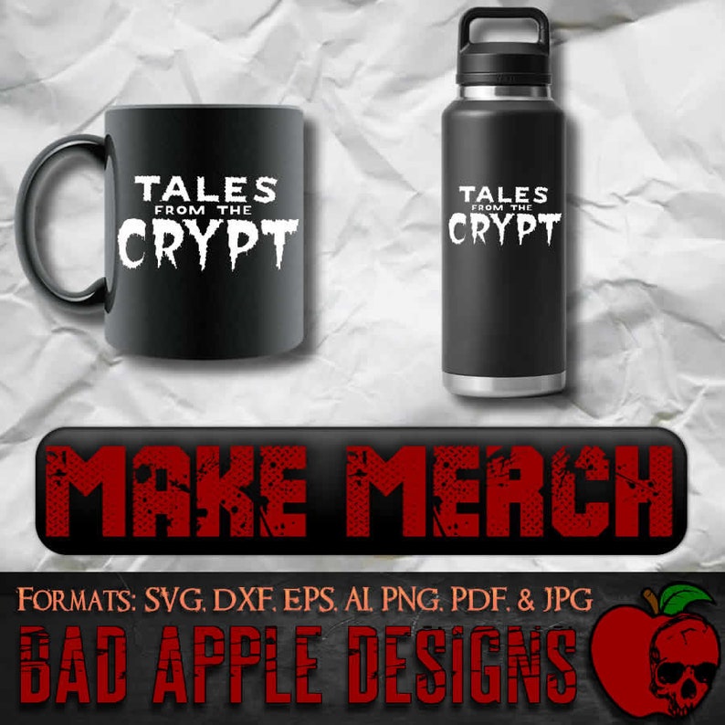Tales From the Crypt 1 - High Resolution Svg, AI, Png and MORE! - Etsy