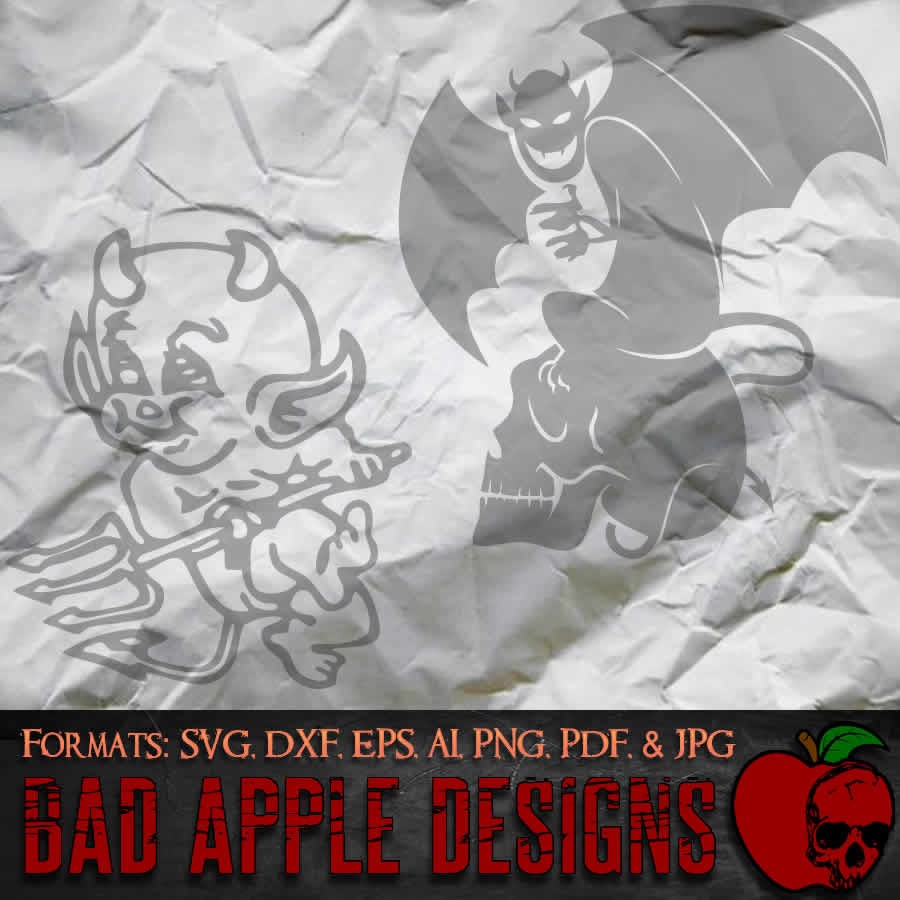 Devil Demon Bundle 1 - High Resolution Svg, AI, Png and MORE! - Etsy