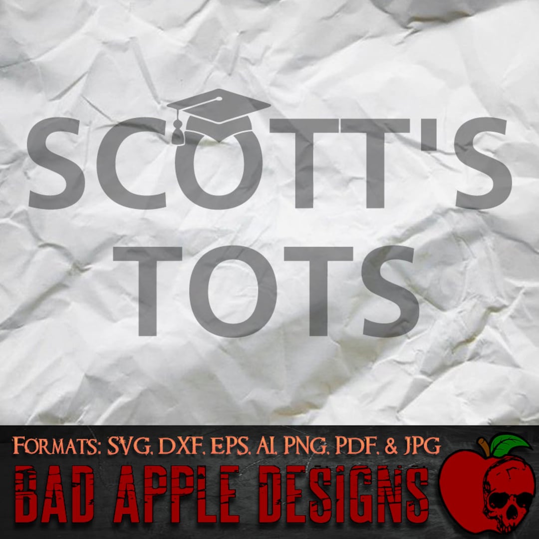 Scotts Tots 1 - High Resolution Svg, AI, Png and MORE! - Etsy