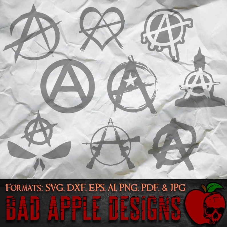 Anarchy Bundle 2 High Resolution Svg AI Png and MORE - Etsy