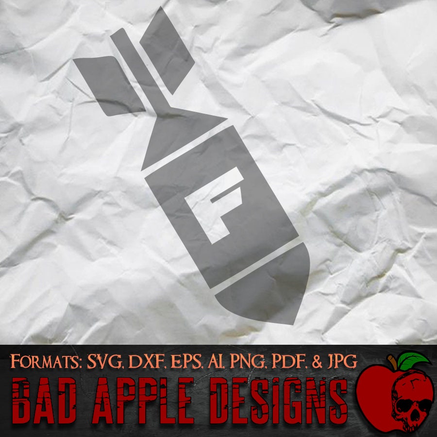 F Bomb 2 High Resolution Svg, AI, Png and MORE - Etsy