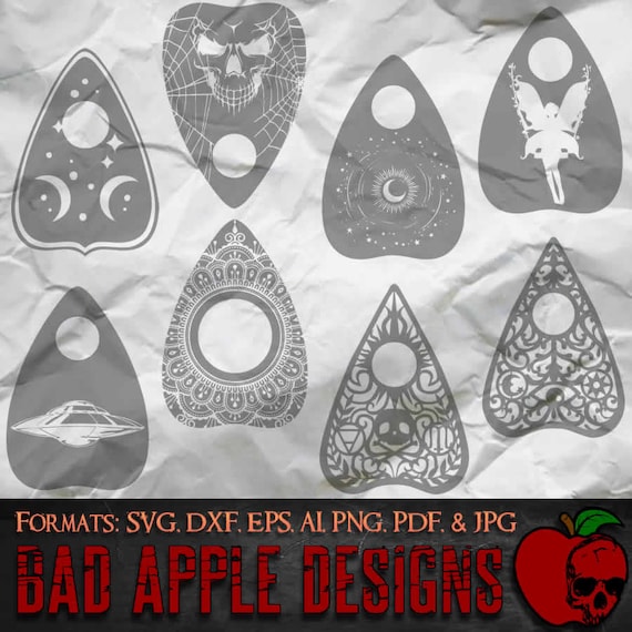 Planchette Bundle 6 High Resolution Svg AI Png and MORE | Etsy