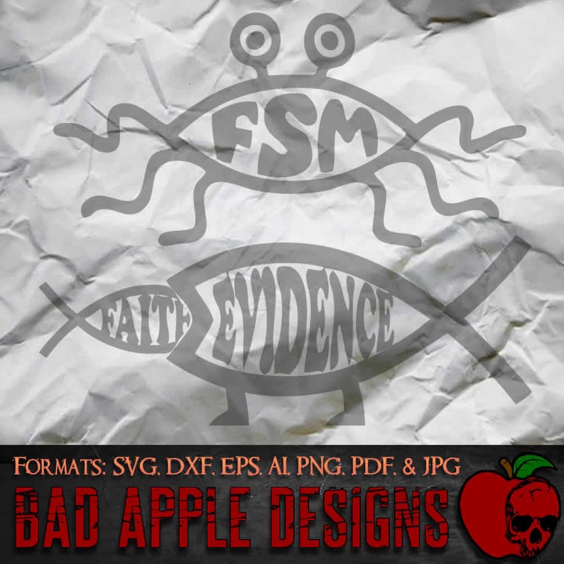 Jesus Fish Parody 2 - High Resolution Svg, AI, Png and MORE! - Etsy