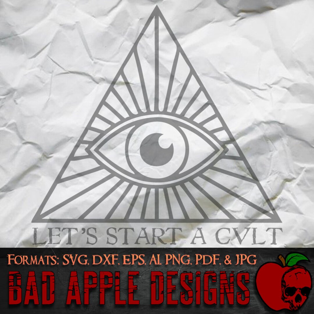 Lets Start a Cult 1 - High Resolution Svg, AI, Png and MORE! - Etsy