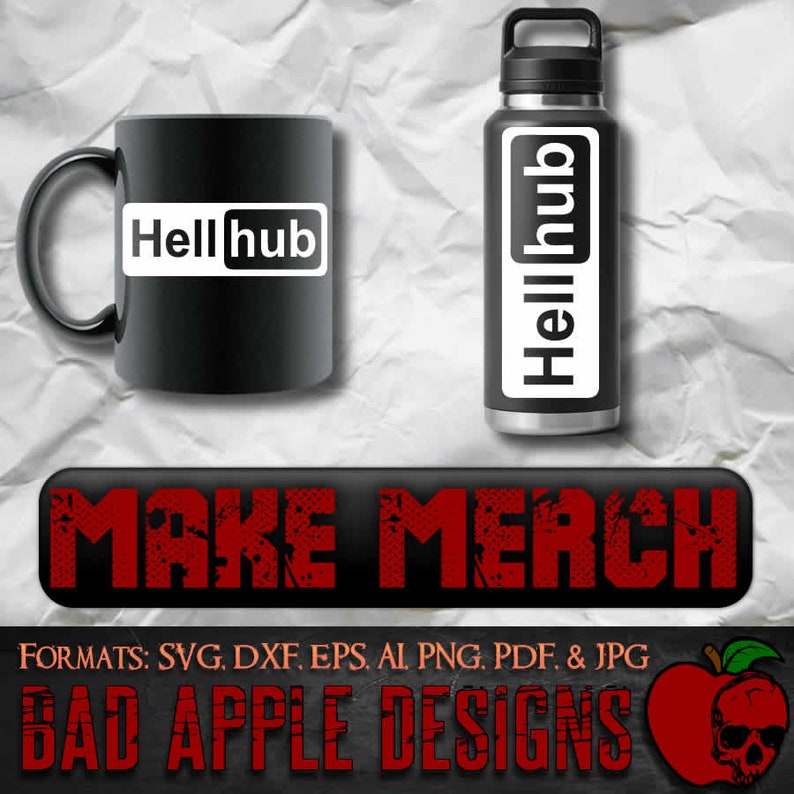 Hellhub 1 - High Resolution Svg, AI, Png and MORE! - Etsy