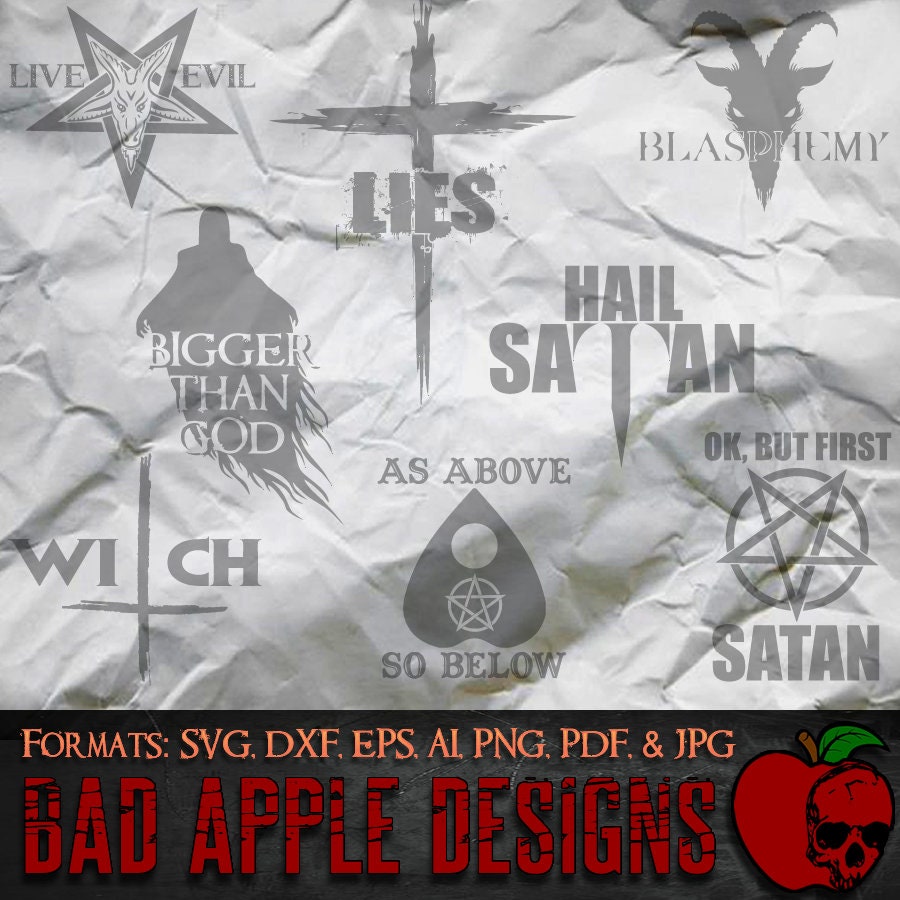 Evil Bundle 4 - High Resolution Svg, AI, Png and MORE! - Etsy
