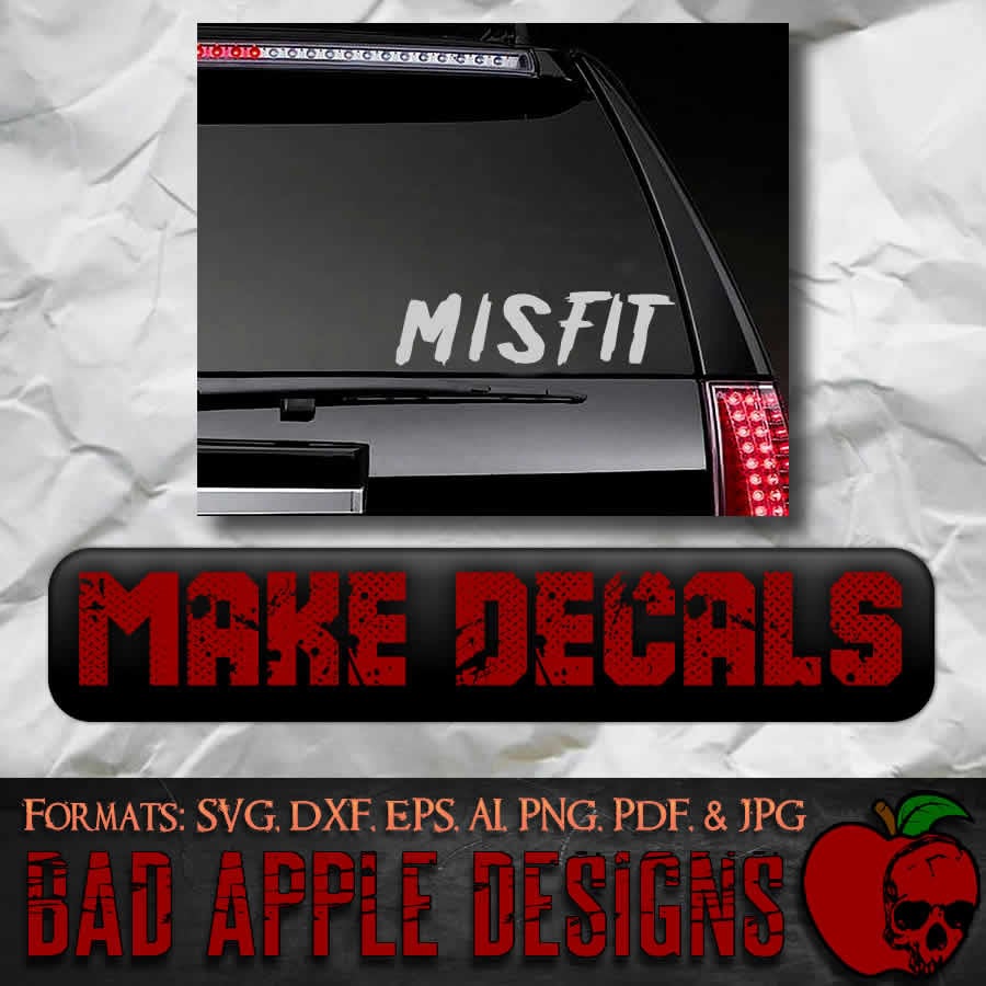 Misfit 1 - High Resolution Svg, AI, Png and MORE! - Etsy