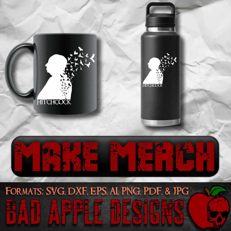 Hitchcock 1 - High Resolution Svg, AI, Png and MORE! - Etsy