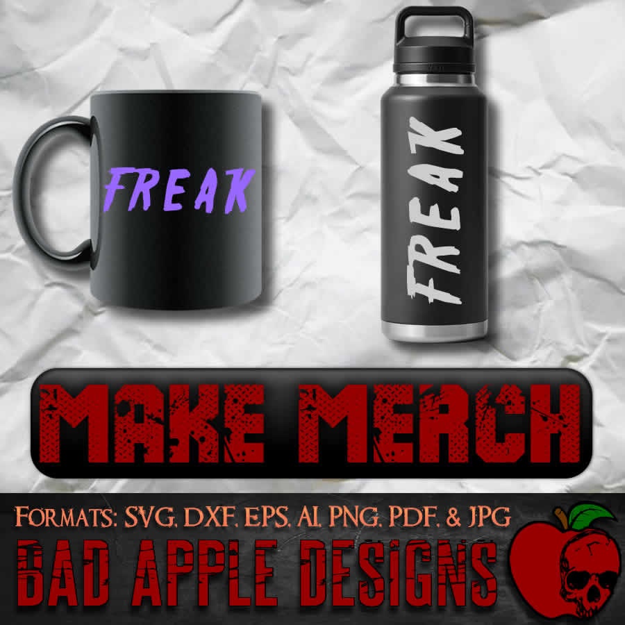 Freak 1 - High Resolution Svg, AI, Png and MORE! - Etsy