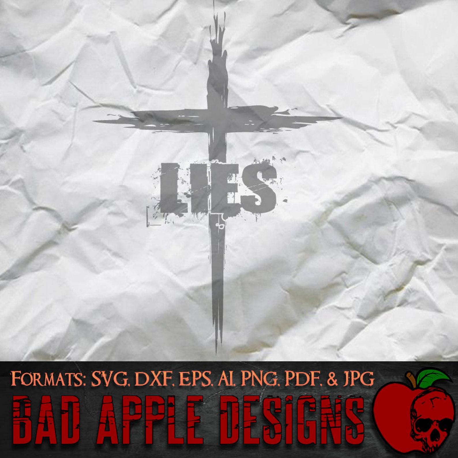 Lies Cross 1 - High Resolution Svg, AI, Png and MORE! - Etsy