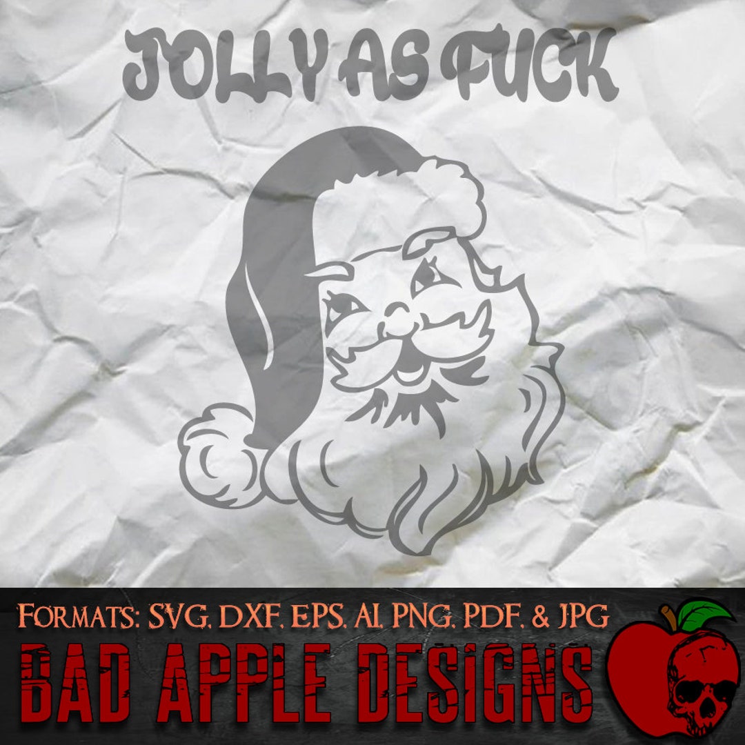 Jolly AF 2 - High Resolution Svg, AI, Png and MORE! - Etsy