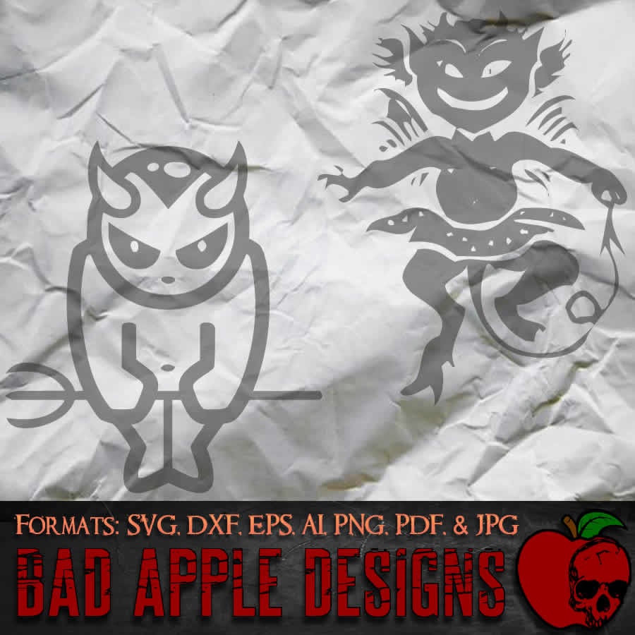 Devil Demon Bundle 3 High Resolution Svg, AI, Png and MORE - Etsy