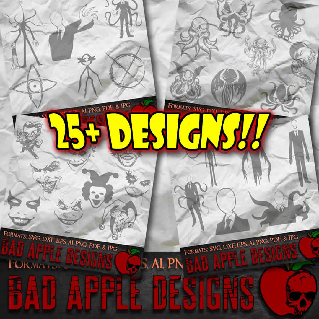 Monster BADDEST Bundle 1 - High Resolution Svg, AI, Png and MORE! - Etsy