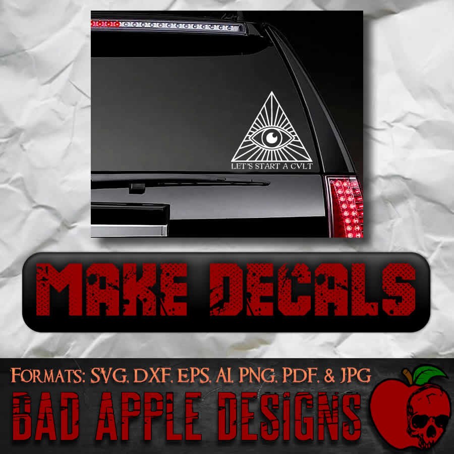Lets Start a Cult 1 - High Resolution Svg, AI, Png and MORE! - Etsy UK