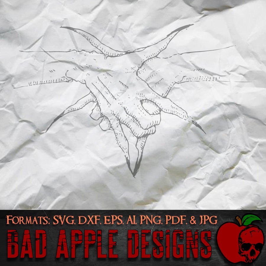 Satanic Handshake 1 - High Resolution Svg, AI, Png and MORE! - Etsy