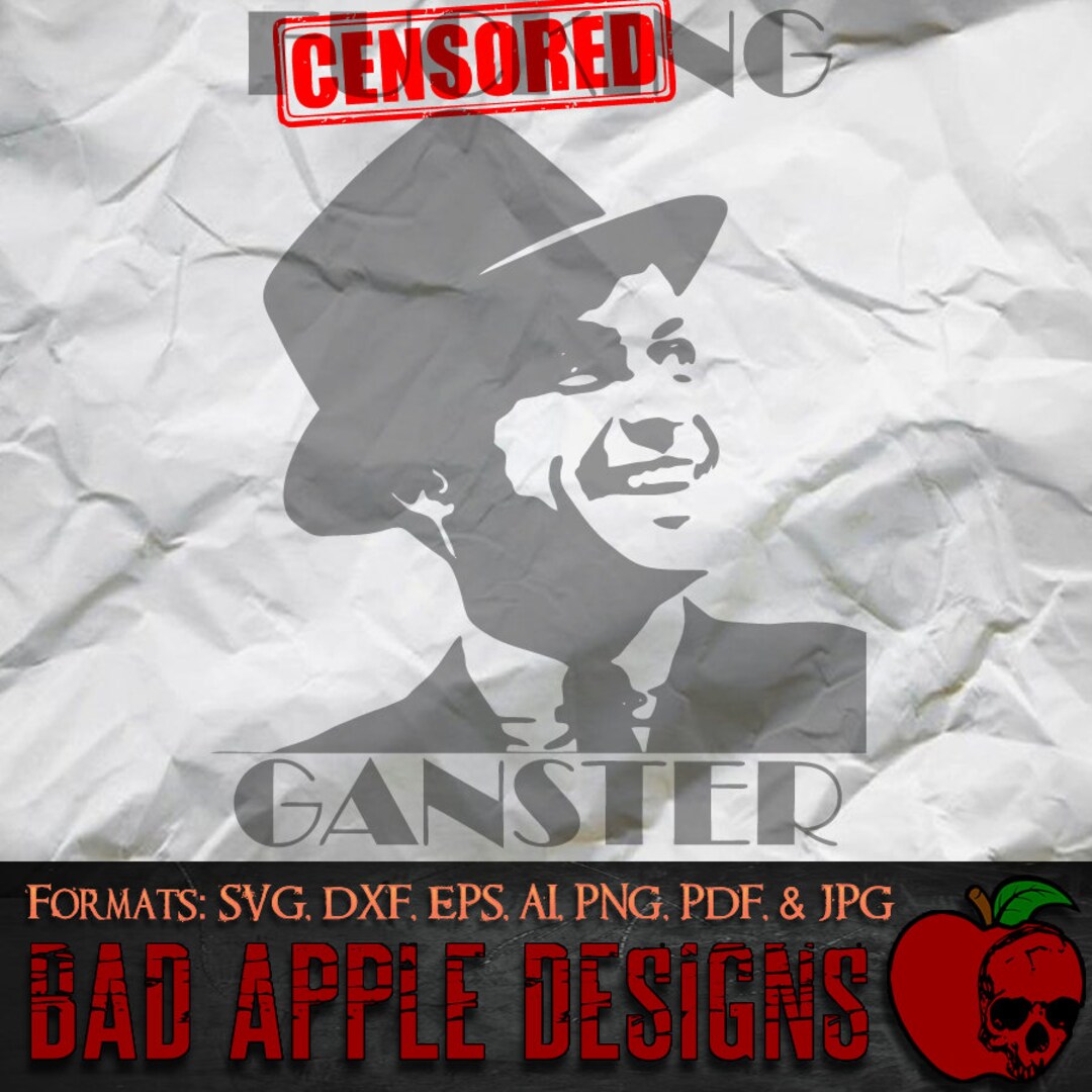 Fcking Gangster Sinatra 1 High Resolution Svg AI Png - Etsy