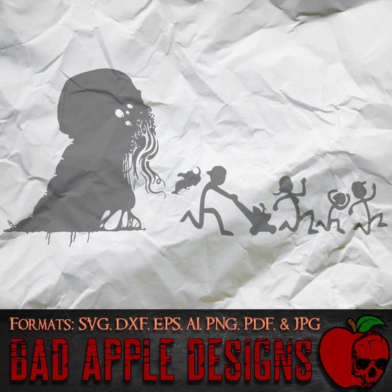 Stick Figure Family Cthulhu 1 High Resolution Svg AI Png | Etsy Stick Figure Family Cthulhu 1 High Resolution Svg AI Png | Etsy