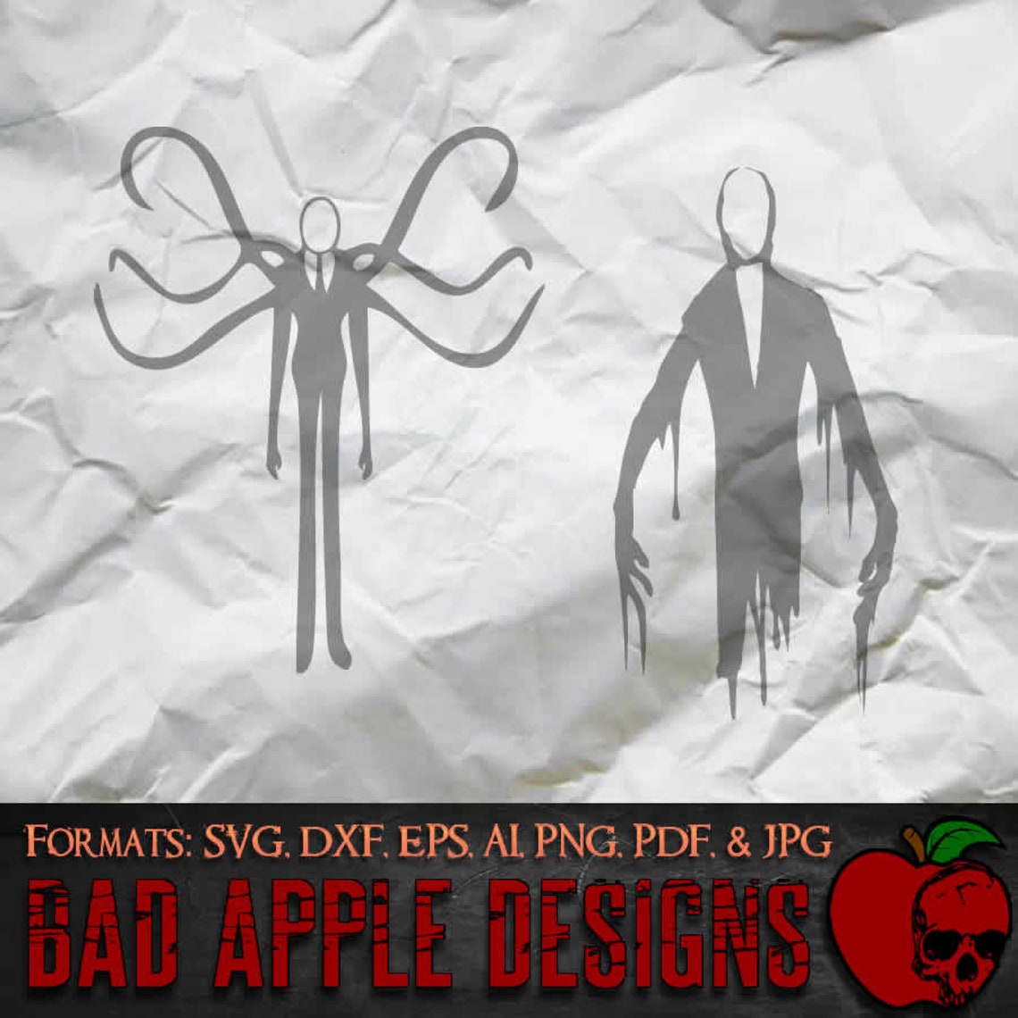 Slender Man Bundle 2 - High Resolution Svg, AI, Png and MORE! - Etsy Canada