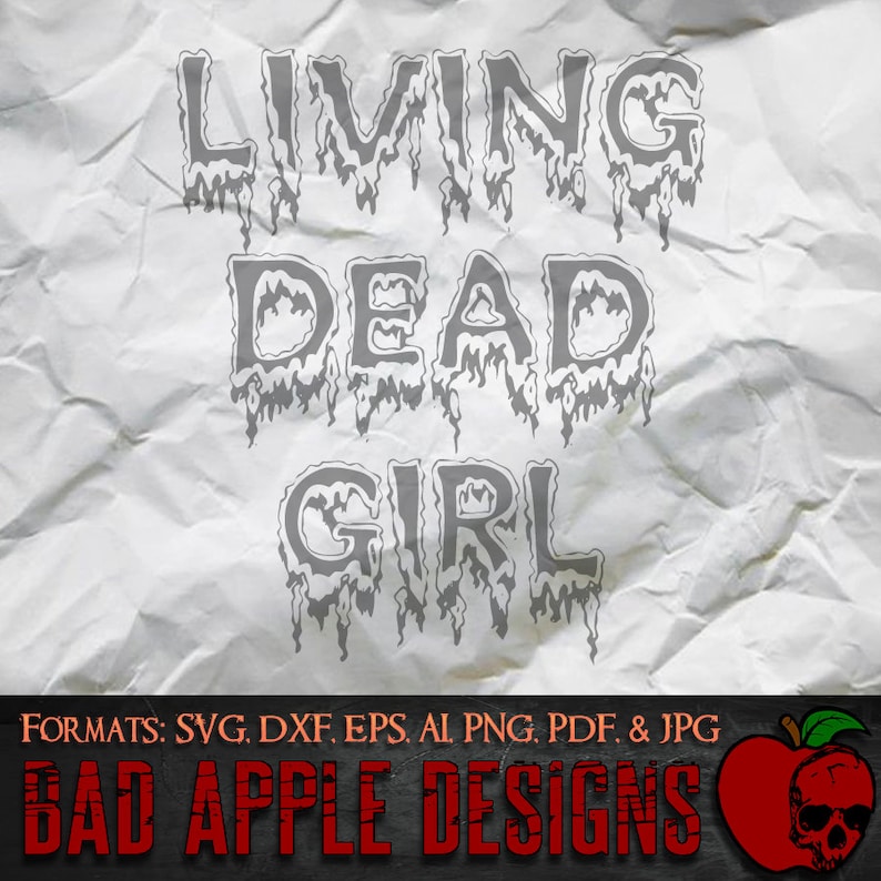 Living Dead Girl 1 - High Resolution Svg, AI, Png and MORE! - Etsy