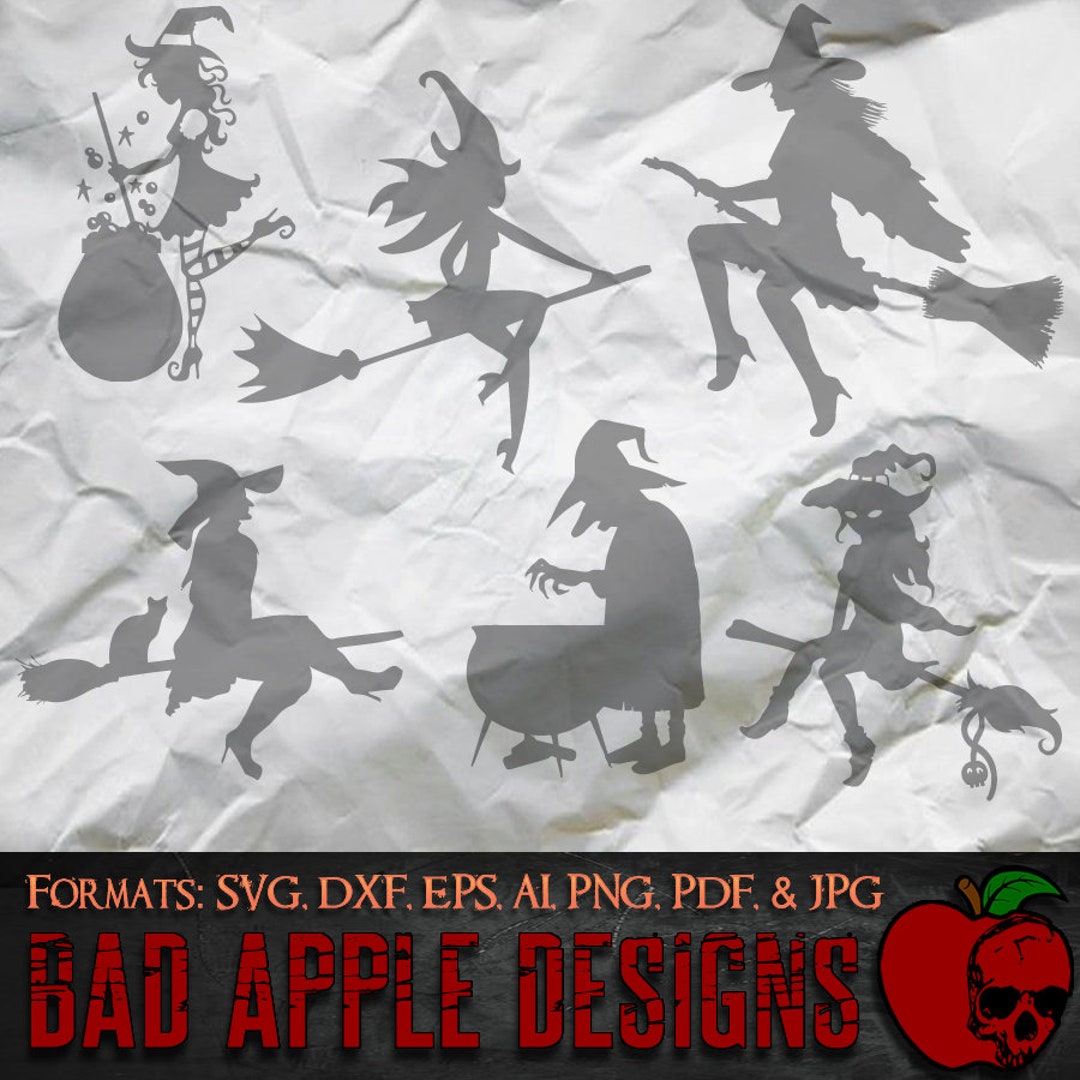 Witch Bundle 3 - High Resolution Svg, AI, Png and MORE! - Etsy