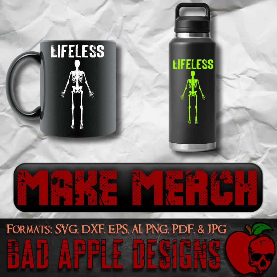 Lifeless 1 High Resolution Svg, AI, Png and MORE - Etsy