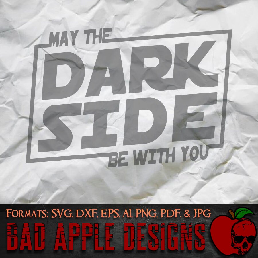 Dark Side 1 High Resolution Svg, AI, Png and MORE - Etsy