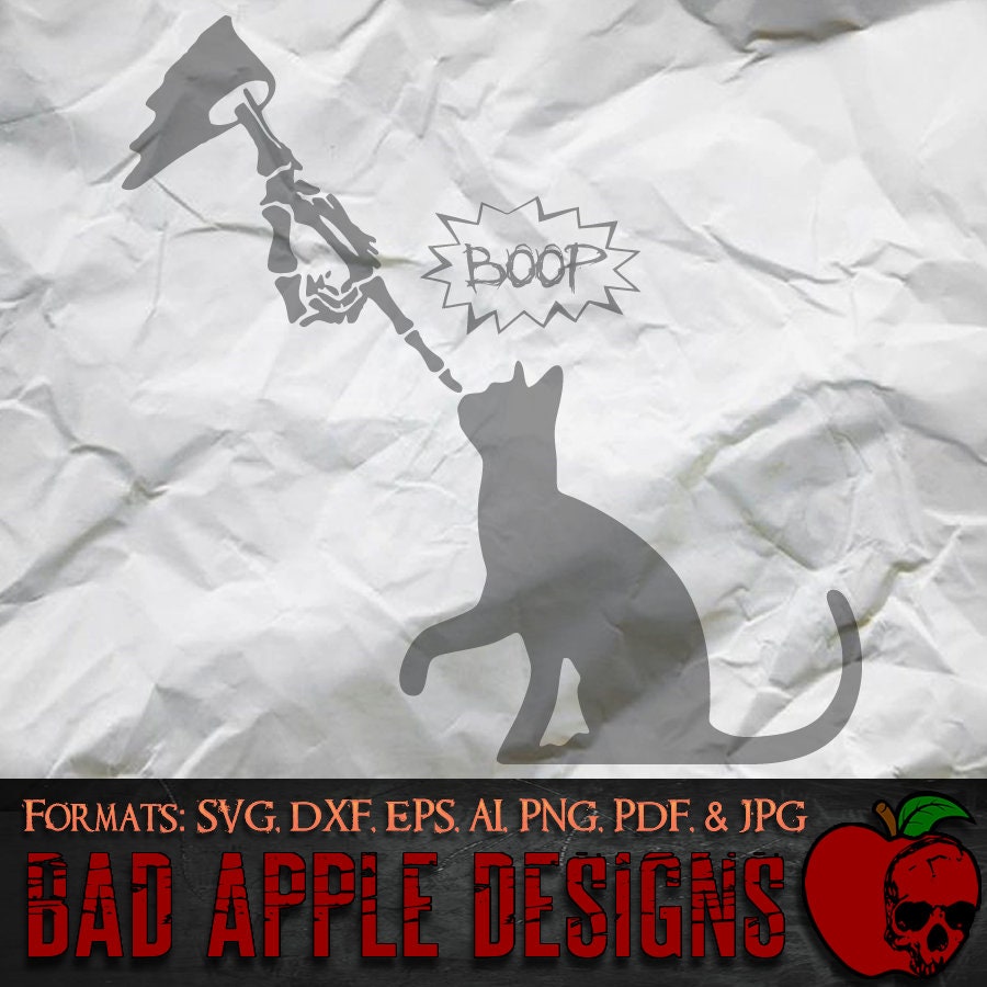 Boop - Skeleton Cat 1 - High Resolution Svg, AI, Png and MORE! - Etsy
