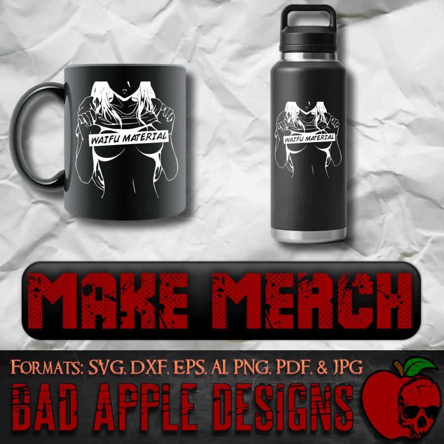 Waifu Material 1 - High Resolution Svg, AI, Png and MORE! - Etsy