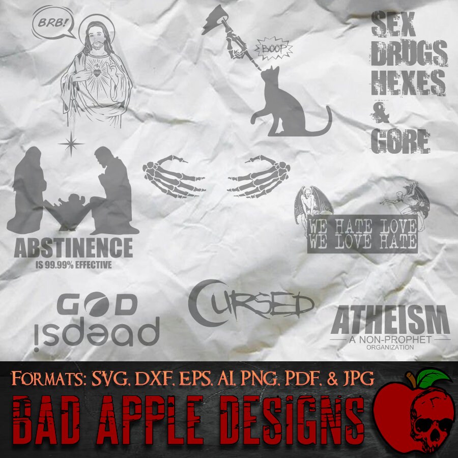 Evil Bundle 15 - High Resolution Svg, AI, Png and MORE! - Etsy