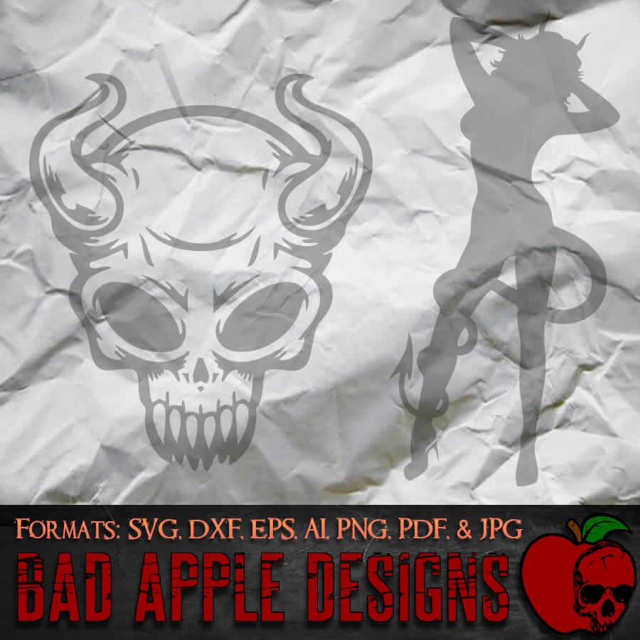 Devil Demon BADDEST Bundle 2 High Resolution Svg, AI, Png and MORE - Etsy
