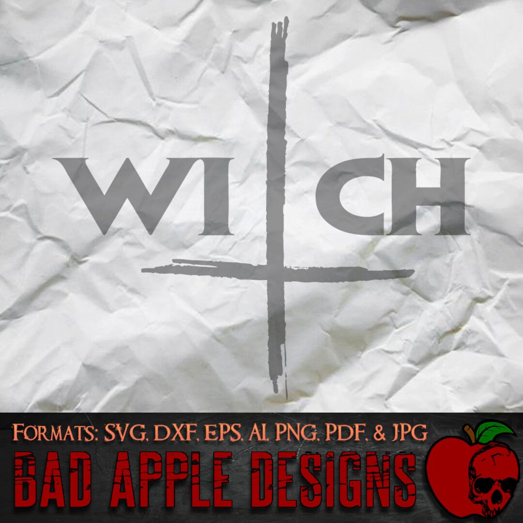 Witch Cross 1 - High Resolution Svg, AI, Png and MORE! - Etsy