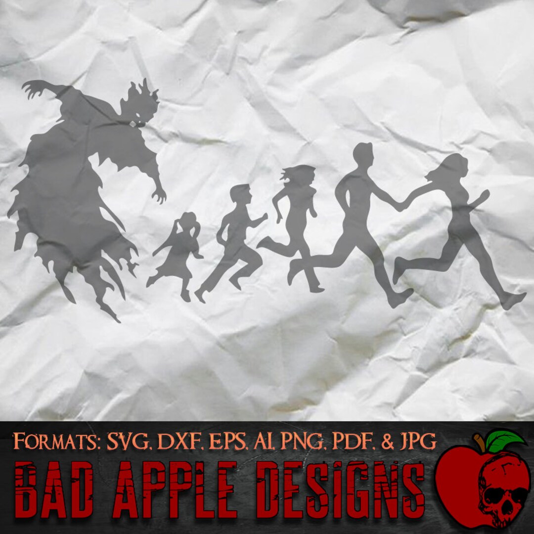 Stick Figure Family Ghost 1 - High Resolution Svg, AI, Png and MORE! - Etsy