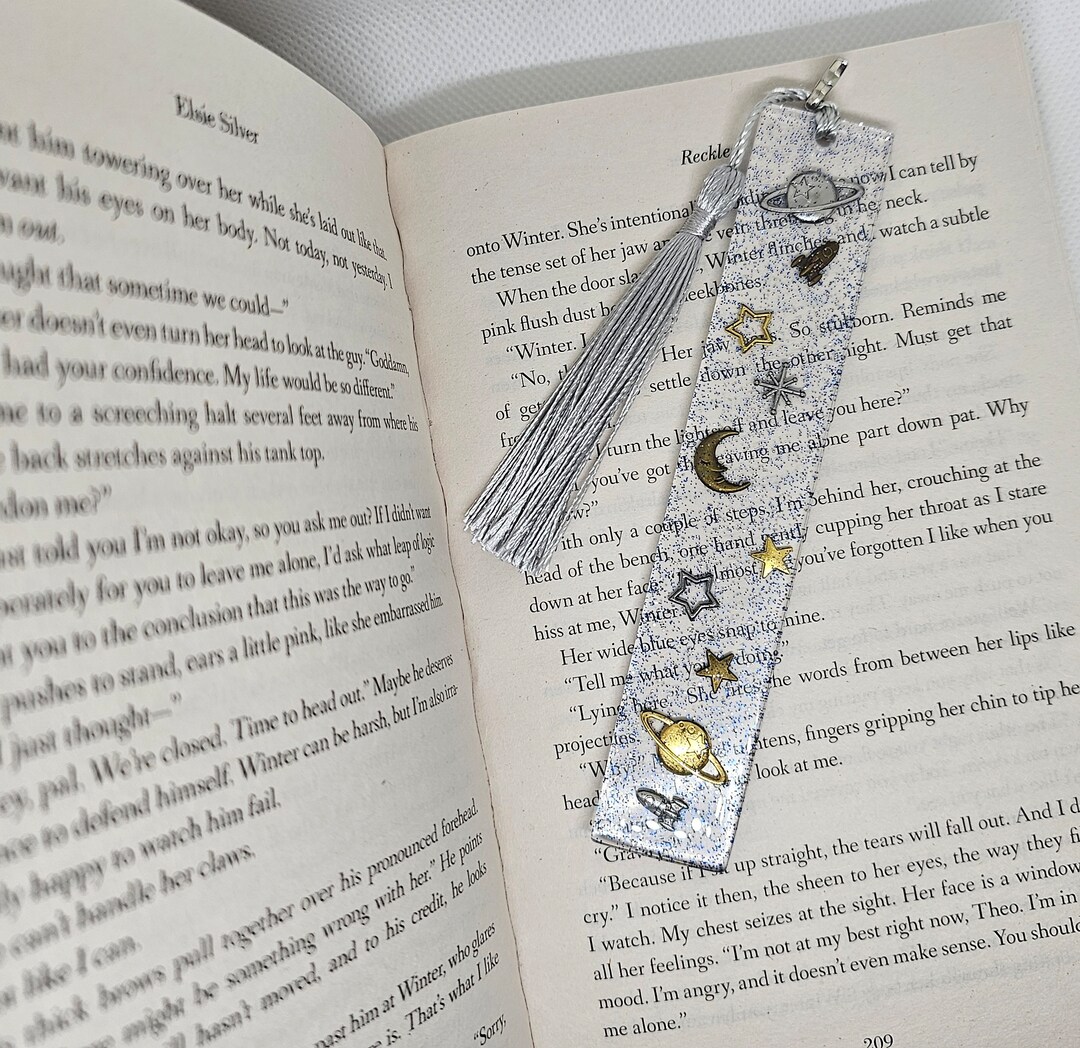 Personalized Space Resin Bookmark – Planets, Stars & Rockets - Etsy UK