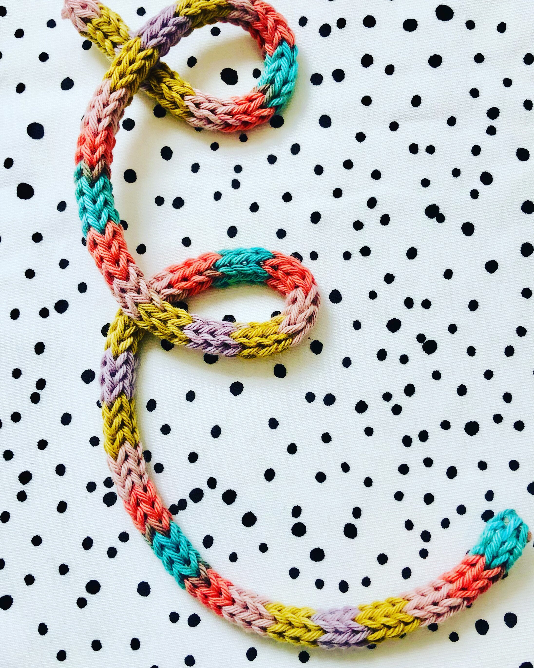 Knitted Wire Initials personalised custom nursery decor | Etsy